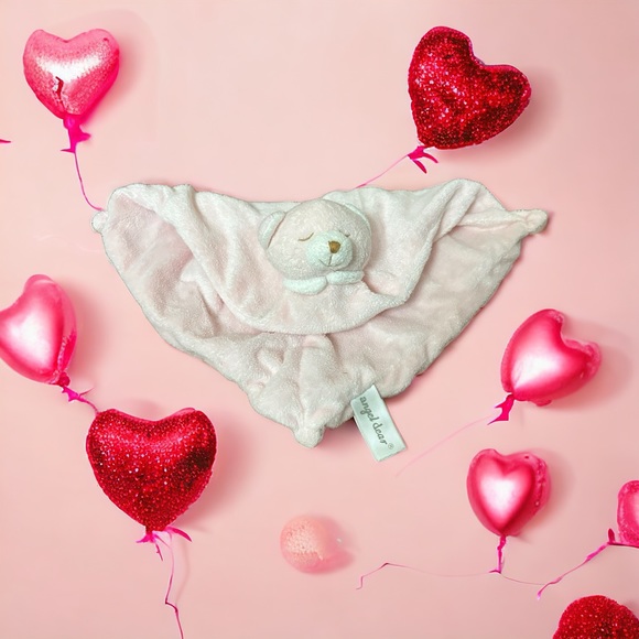 Angel Dear | Toys | Angel Dear Pink Girls Teddy Bear Lovey Stuffed ...